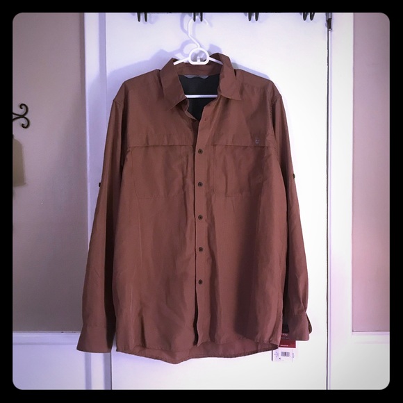 Wrangler | Shirts | Nwt Wrangler Orange Button Up Shirt Size M | Poshmark